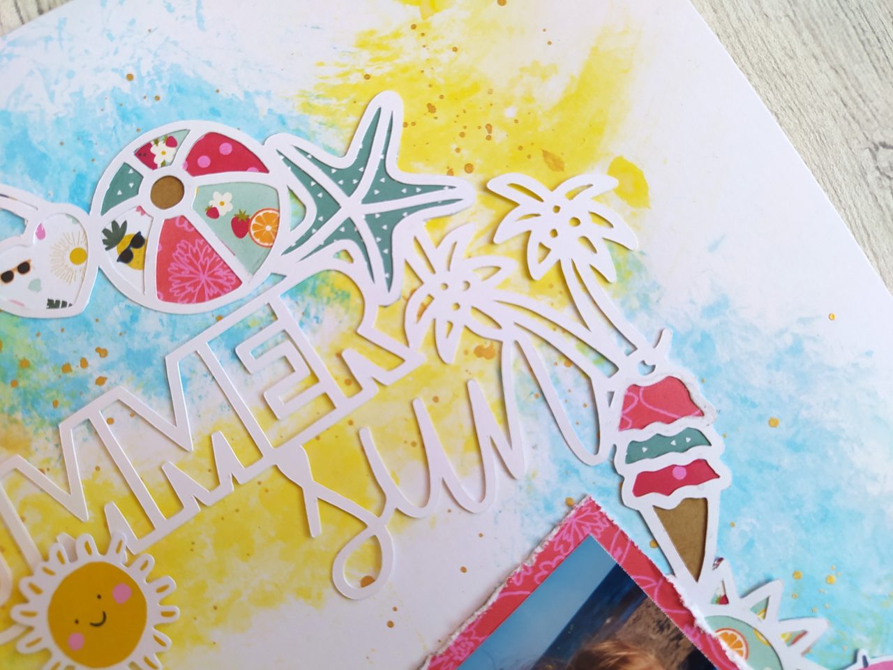 Summer Sun Layout de Paige Evans - Madmoizelle Cupcake
