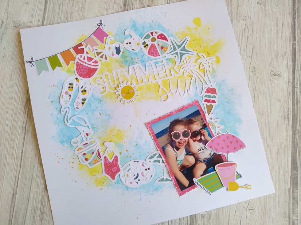 Summer Sun Layout de Paige Evans - Madmoizelle Cupcake
